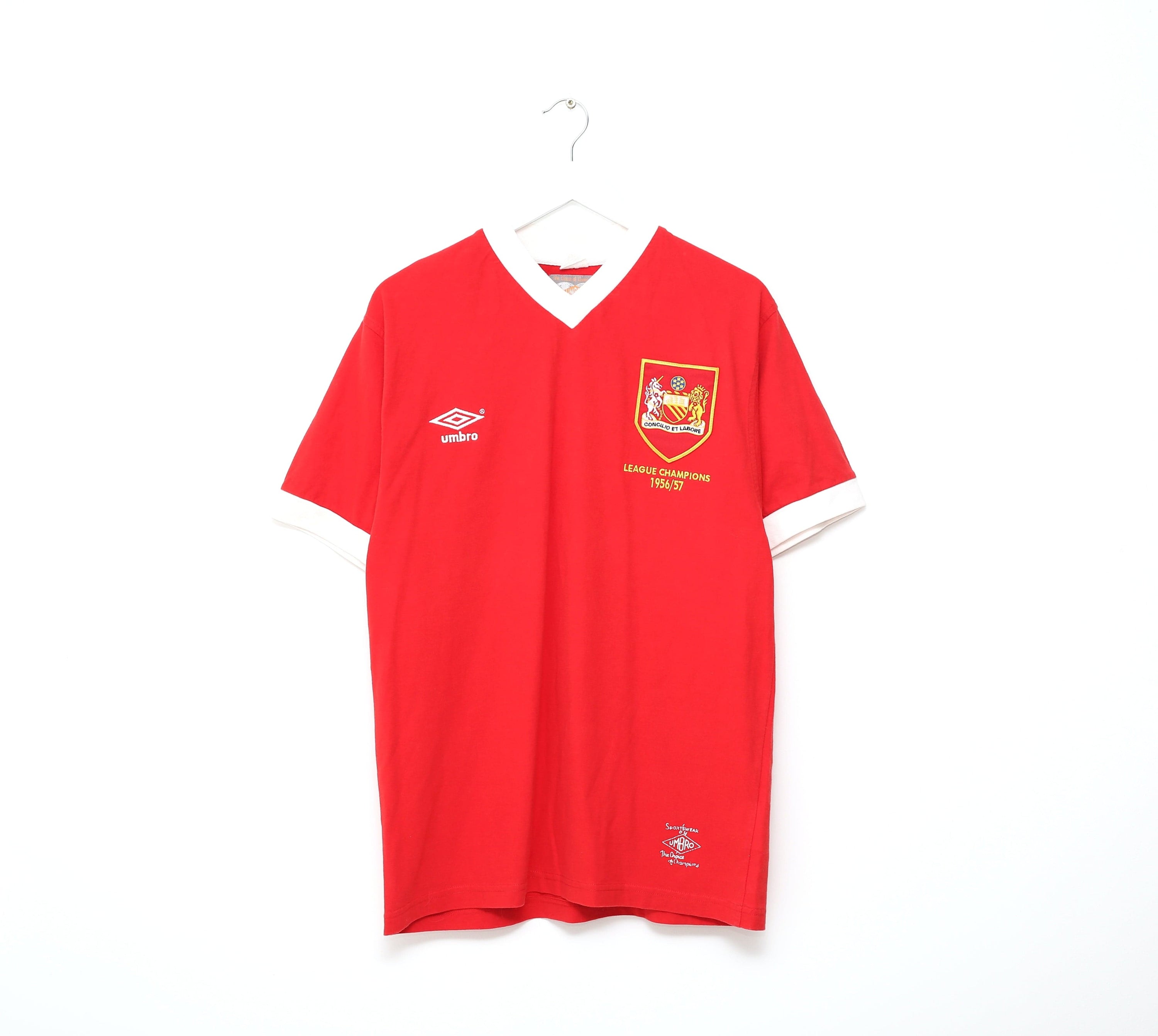 1956 retro Manchester United home shirt | Size M | Classic Umbro United ...