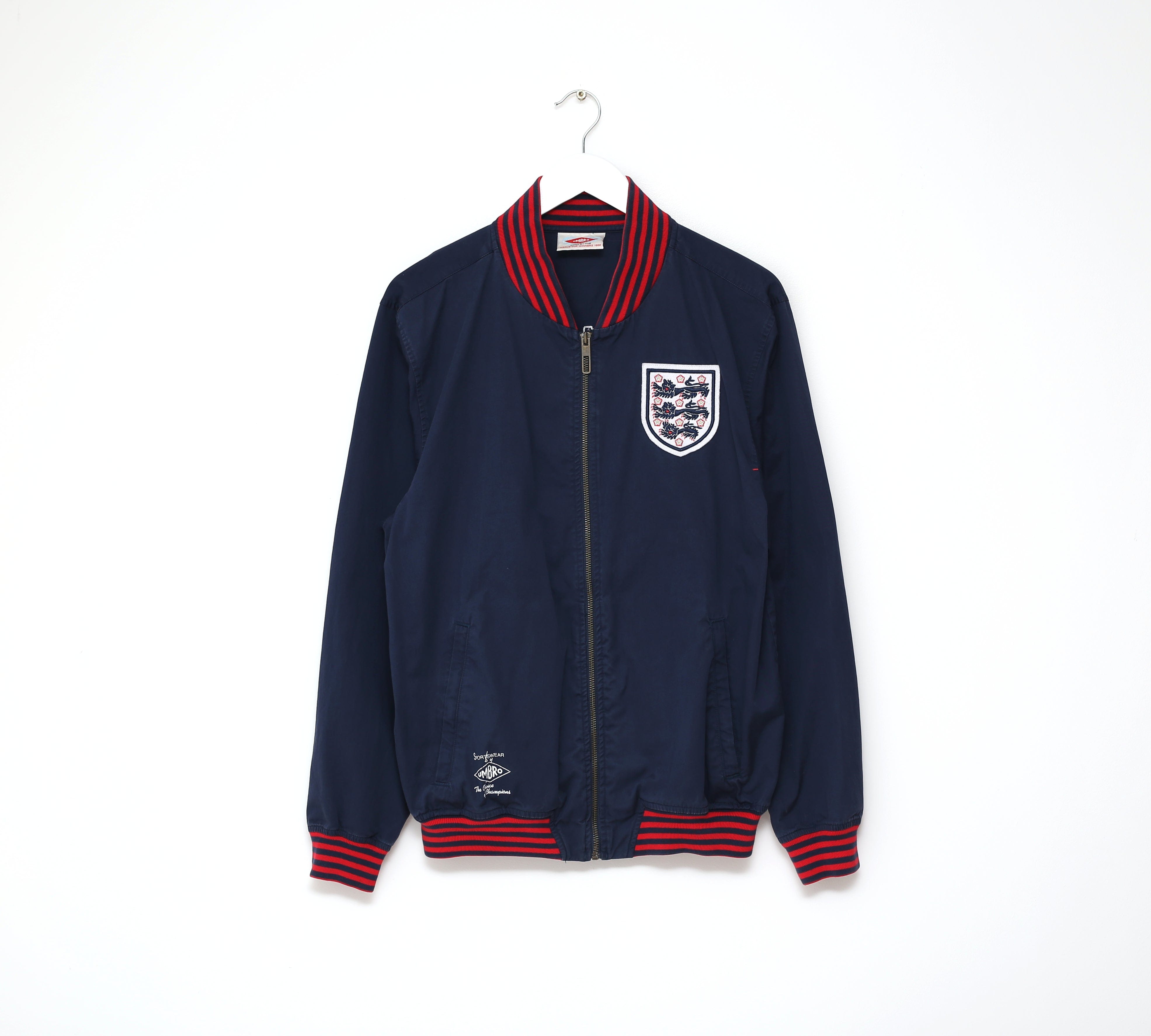1966 Alf RAMSEY England Retro Umbro Football Track Top Jacket (M) Worl ...