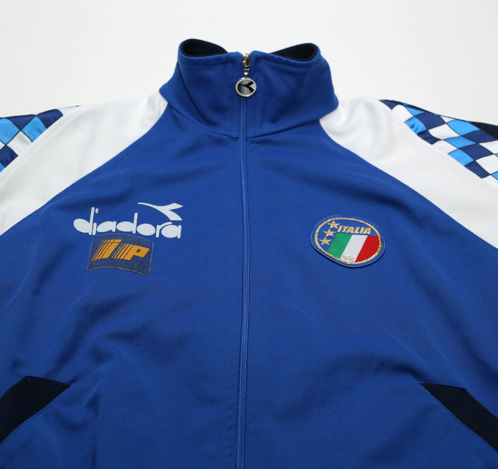 1990/92 Italy Vintage Player Issue Track Top | Size L | Diadora ...