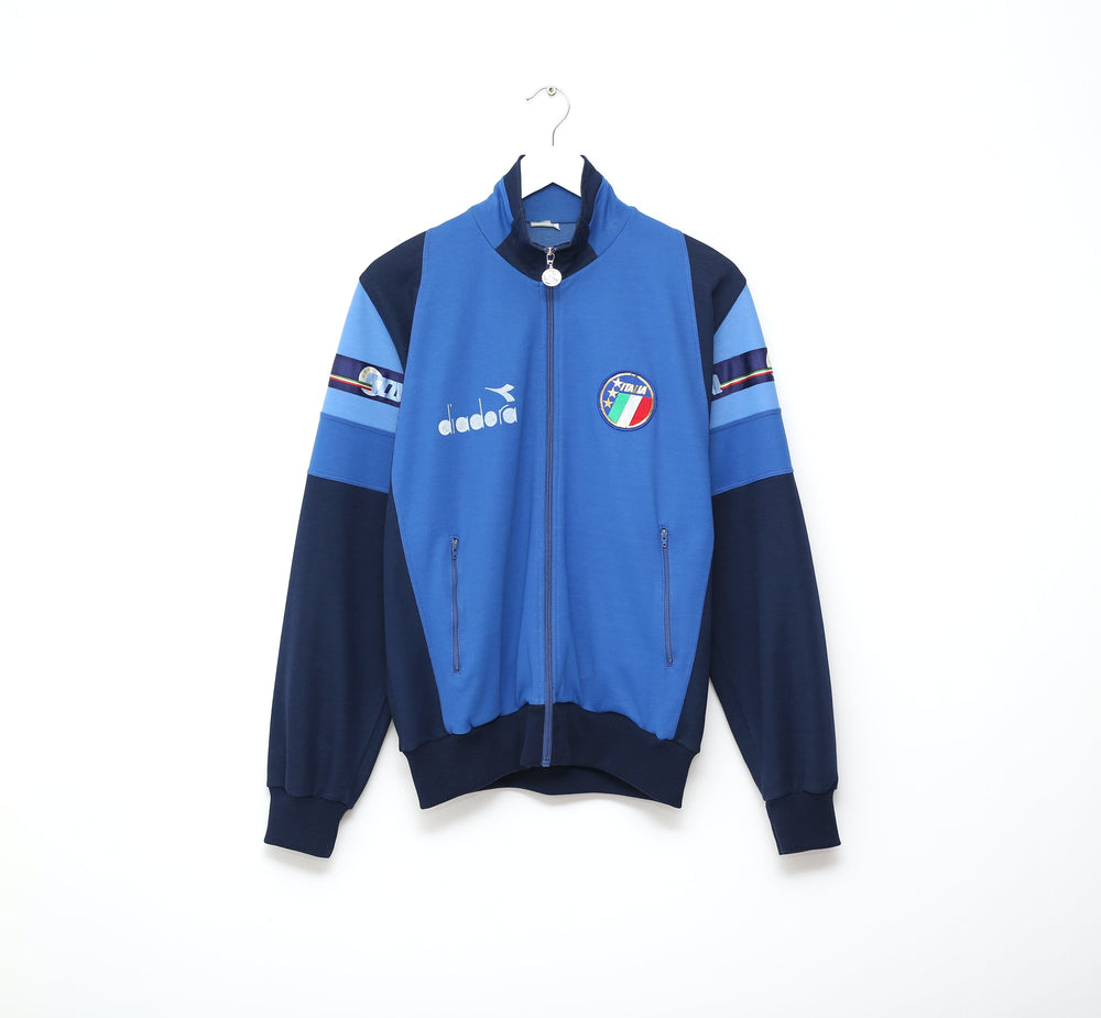 1990/92 ITALY Vintage Diadora Track Top Jacket (M) - Football Shirt ...