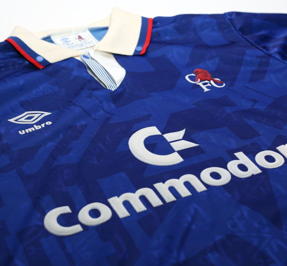 1991/93 CHELSEA Vintage Umbro Home Football Shirt (XL) Commodore BNWOT ...