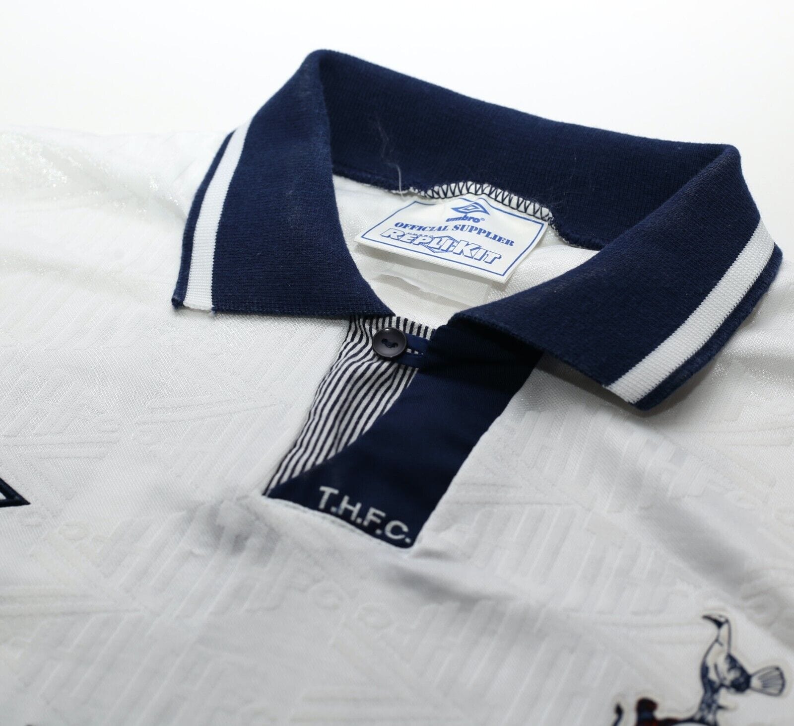 1991/93 SHERINGHAM #10 Tottenham Hotspur Vintage Umbro HOME Football S ...