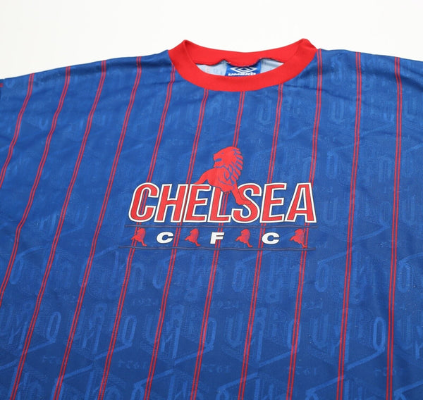 1992/94 CHELSEA Vintage Umbro Football Training Shirt (XL) Commodore ...