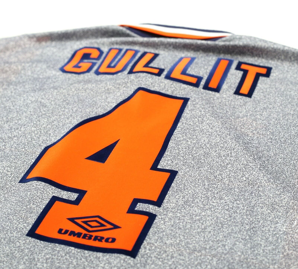 1994/96 GULLIT #4 Chelsea Vintage Umbro Away Football Shirt Jersey (L ...