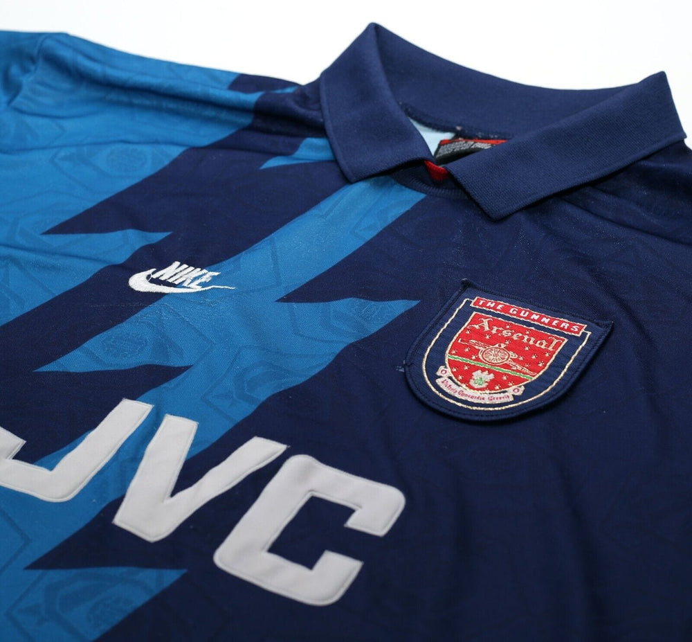 1995/96 ARSENAL Vintage Nike Away Football Shirt Jersey (M) - Football ...