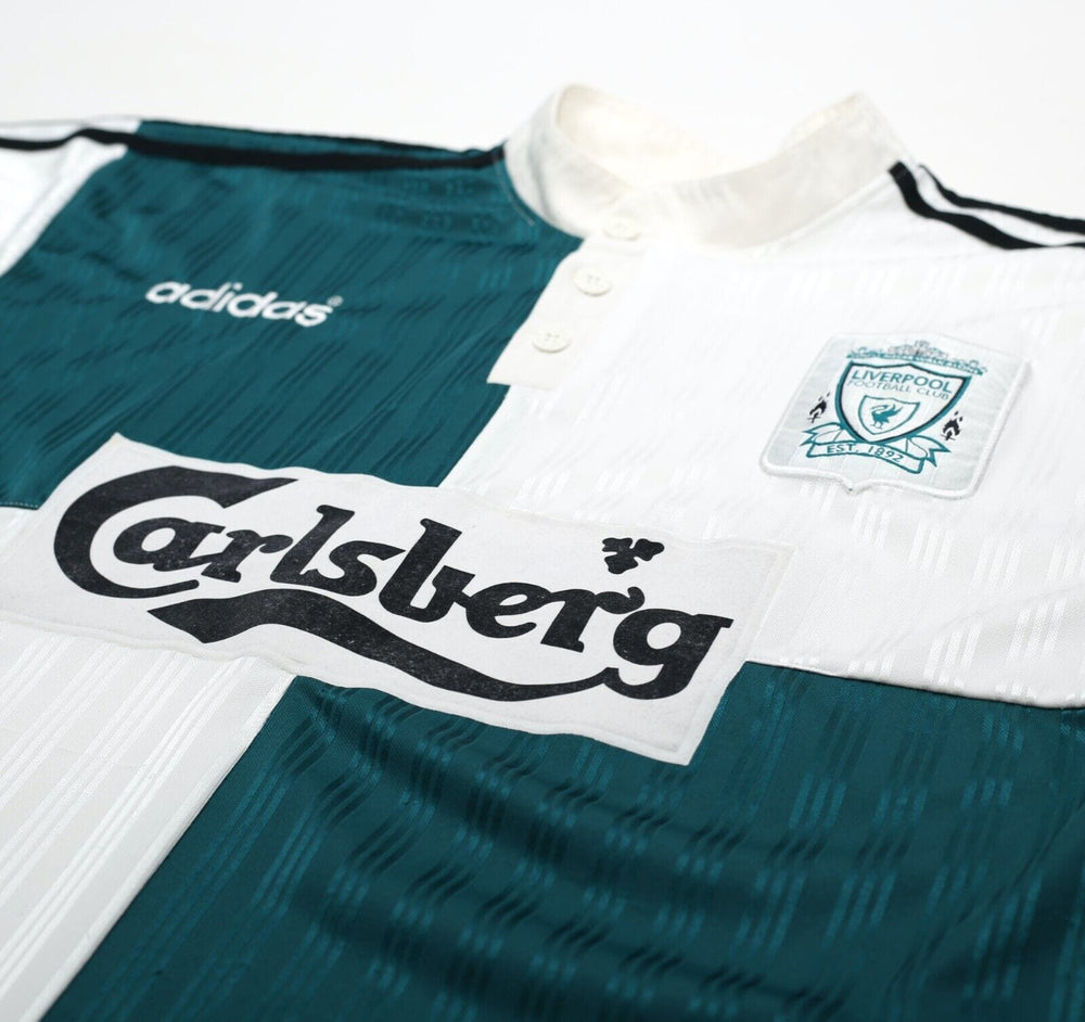 1995/96 Liverpool Vintage adidas Away Football Shirt Jersey (L ...