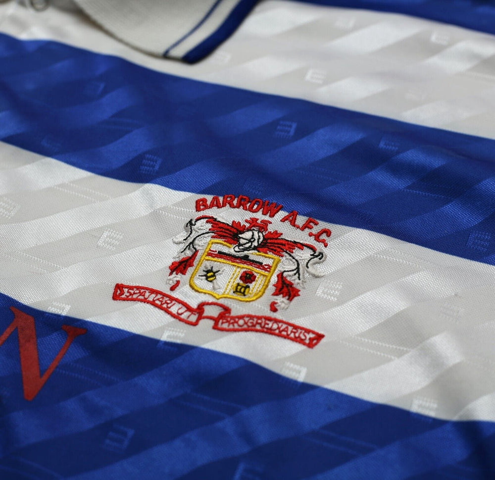 1996/97 BARROW FC Vintage EN-SPORTS Home Football Shirt (M) - Football ...