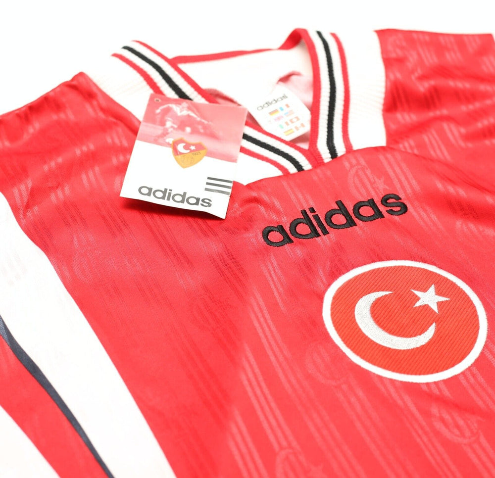1996/97 TURKEY Vintage adidas home Football Shirt Jersey (XL) BNWT Eur ...