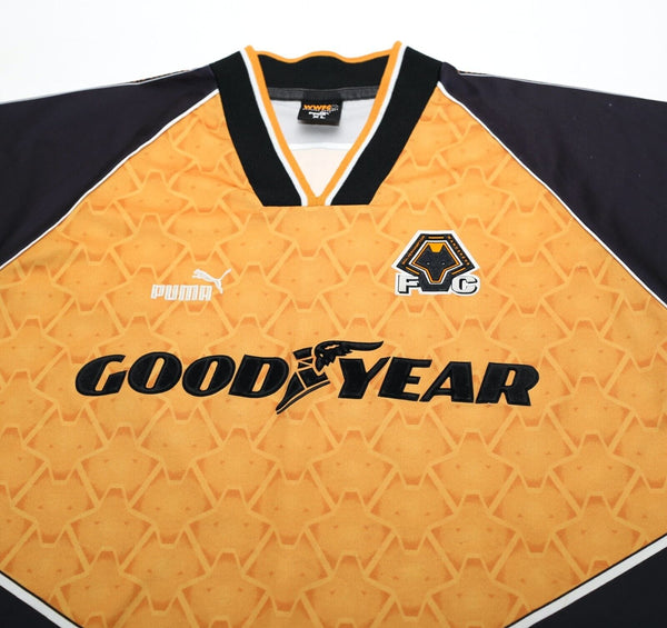 1996/98 Wolverhampton Wanderers Puma Home Football Shirt (XL) Wolves ...