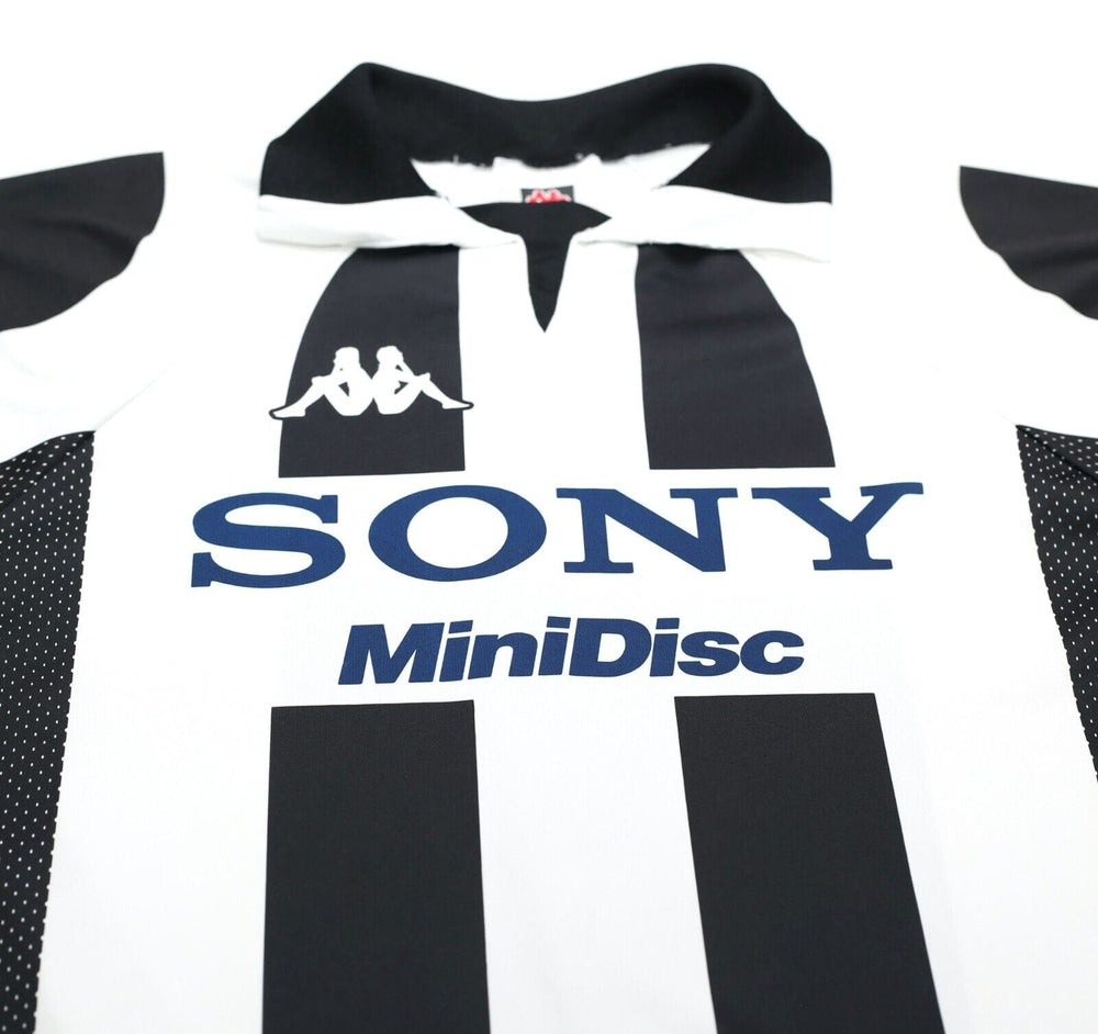 1997/98 JUVENTUS Vintage Kappa Home Football shirt (L) Sony Minidisc ...