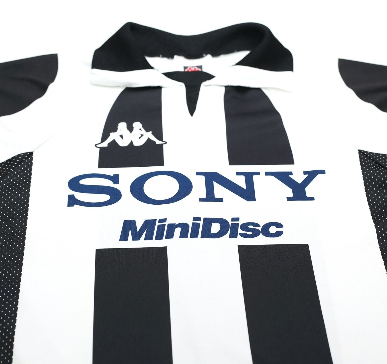 1997/98 JUVENTUS Vintage Kappa Home Football shirt (L) Sony Minidisc ...