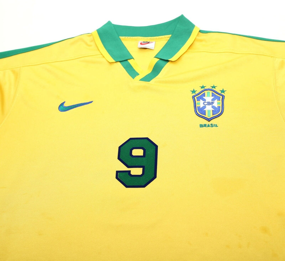 1997.98 vintage Ronaldo #9 shirt | Size L | Classic Brazil Nike kit ...