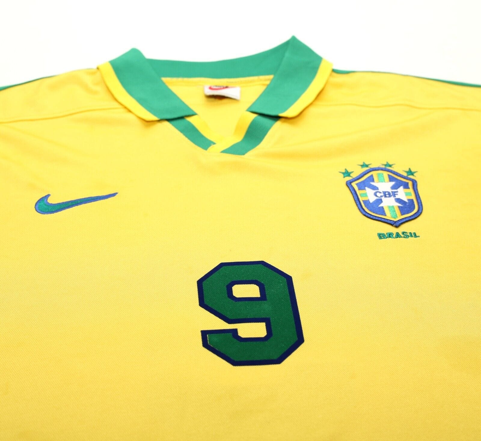 1997.98 vintage Ronaldo #9 shirt | Size L | Classic Brazil Nike kit ...