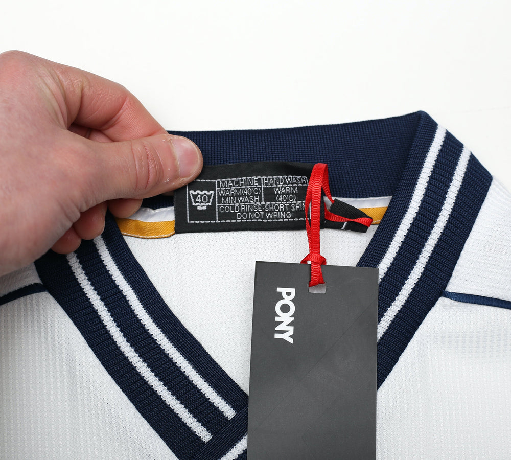 1997/99 TOTTENHAM HOTSPUR Retro PONY Reissue Long Sleeve Home Football ...
