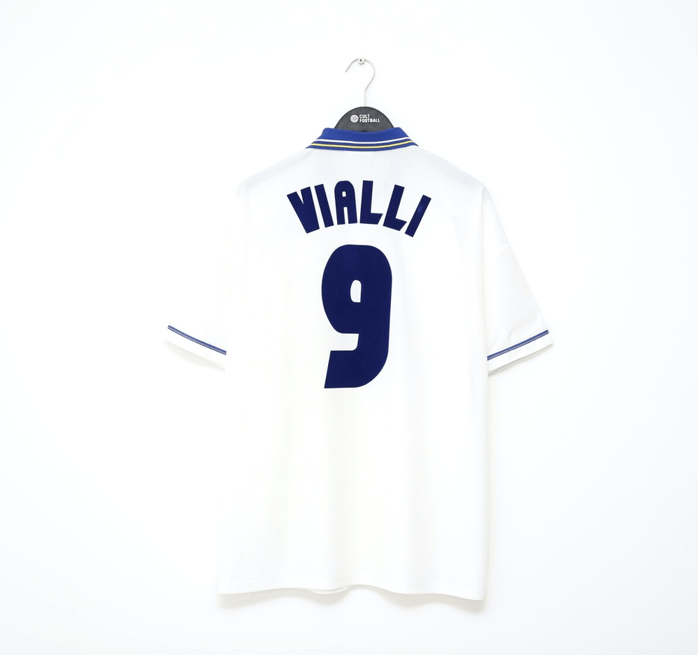 1998/99 VIALLI #9 Chelsea Vintage Umbro Away CUP WINNERS CUP Football ...
