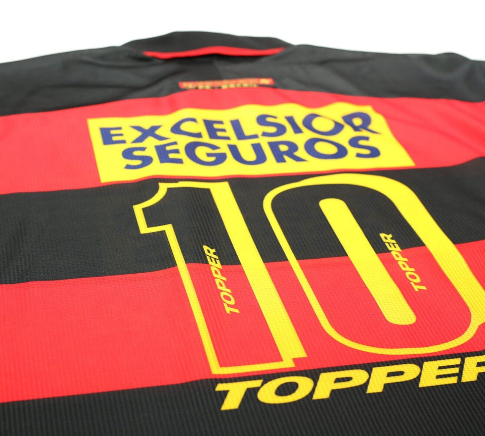 1998 SPORT RECIFE #10 Vintage Topper Home Football Shirt Jersey (XL ...