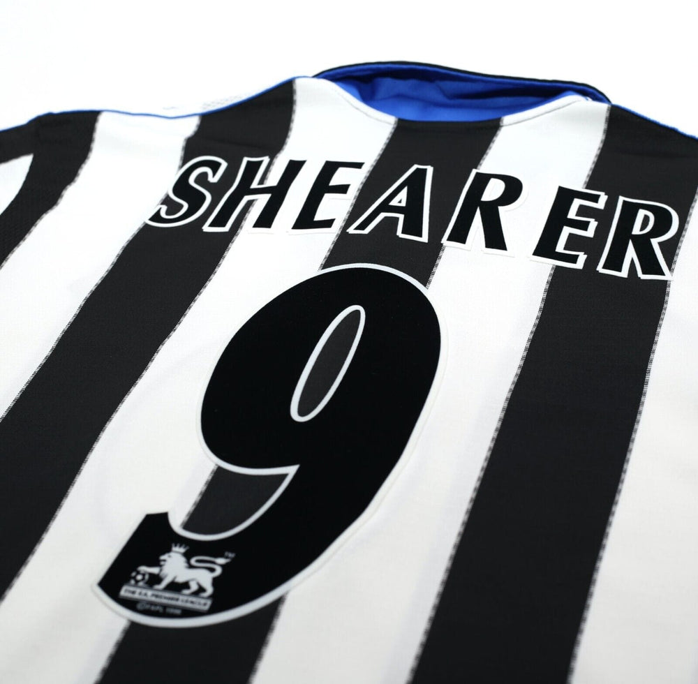 1999/00 SHEARER #9 Newcastle United Vintage adidas Football Shirt (S ...