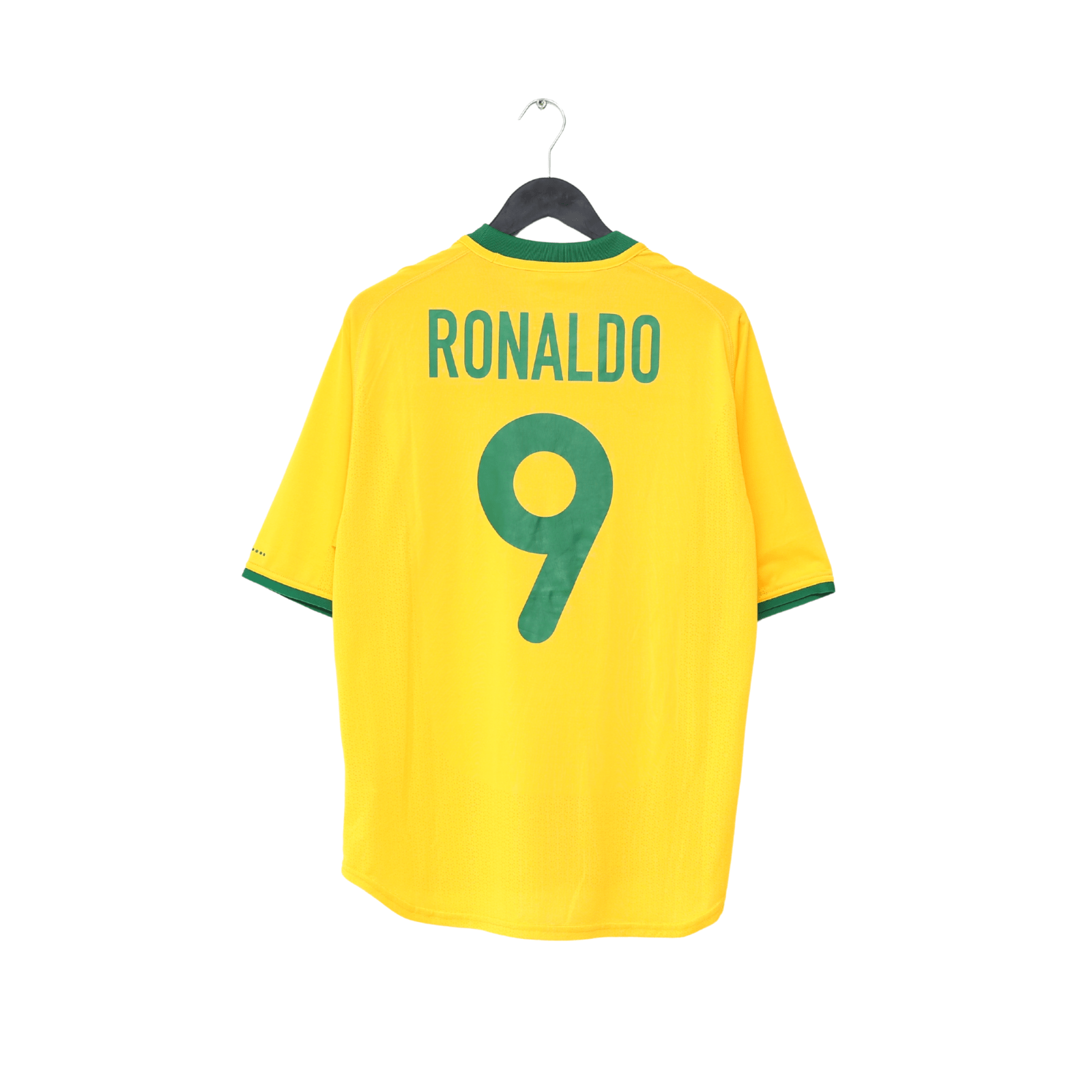 2000/02 RONALDO #9 Brazil Vintage Nike Home Football Shirt (M) Inter M ...