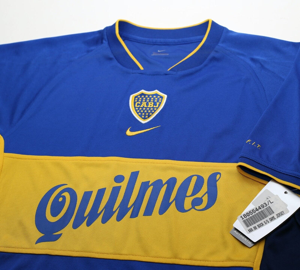 2001/02 BOCA JUNIORS Vintage Nike Home Football Shirt Jersey (L) BNWT ...