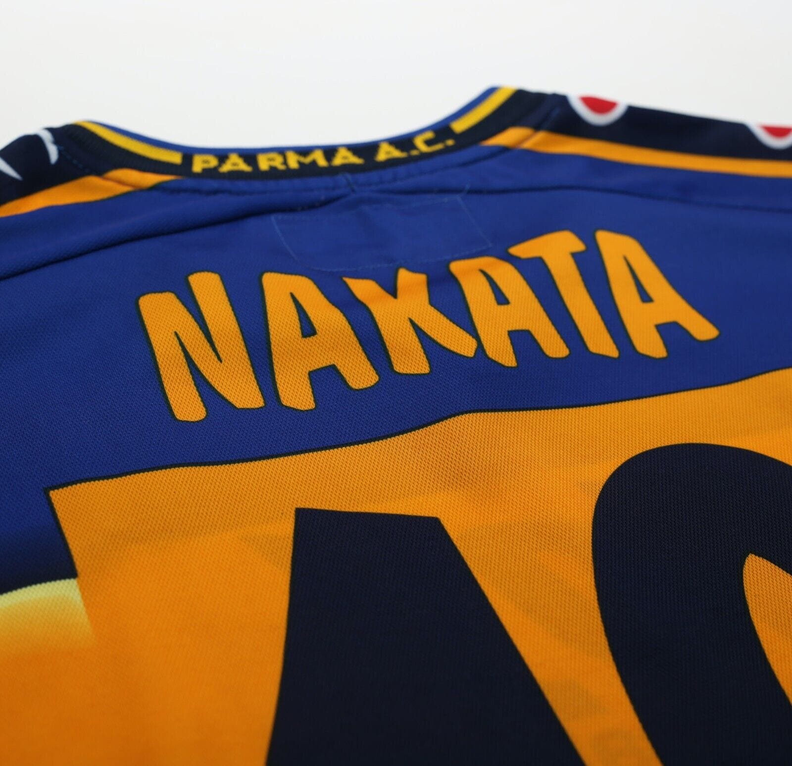 2001/02 NAKATA #10 Parma Vintage Champion Home Football Shirt Jersey ...