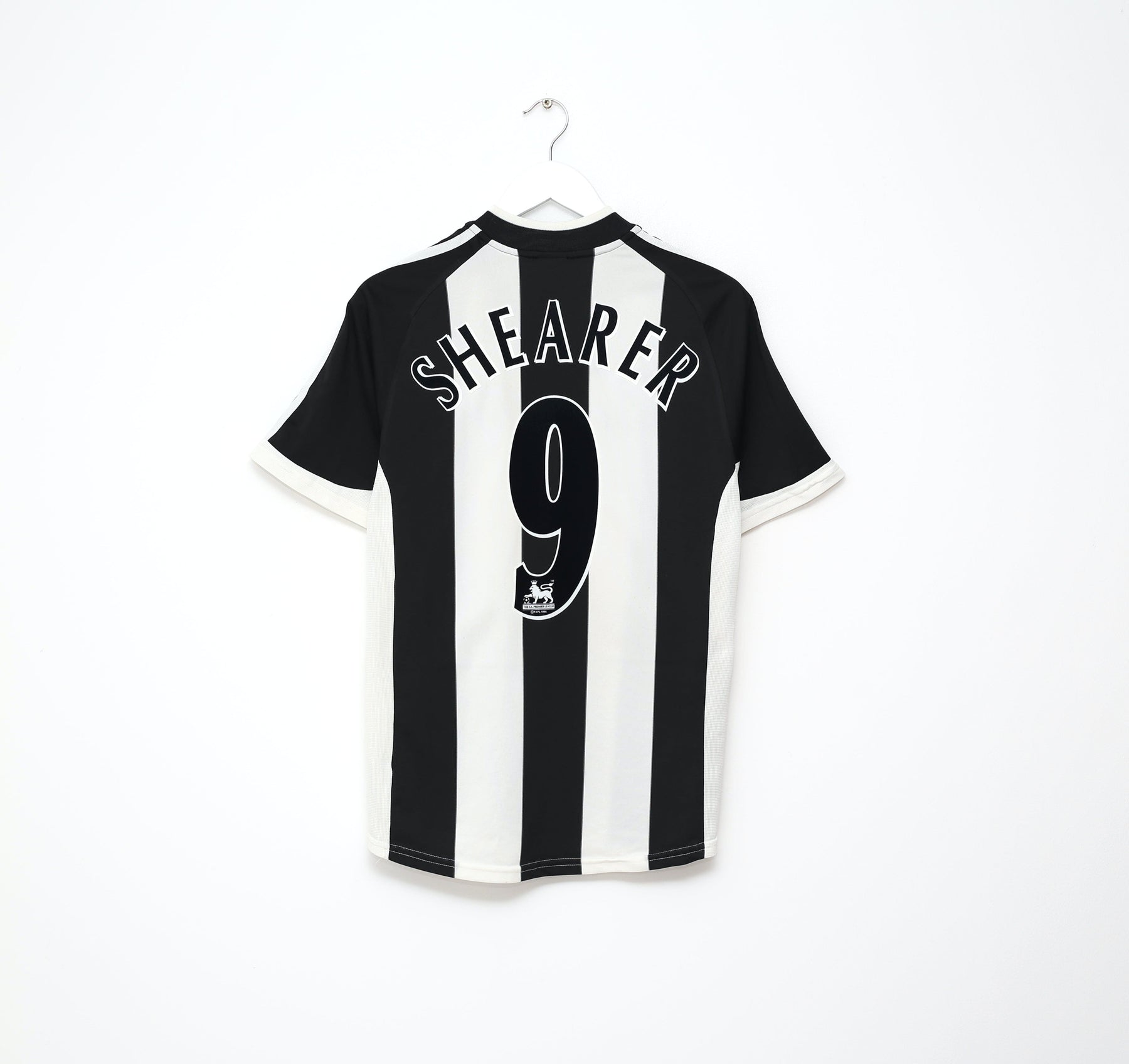 2001/03 SHEARER #9 Newcastle United Vintage adidas Home Football Shirt ...