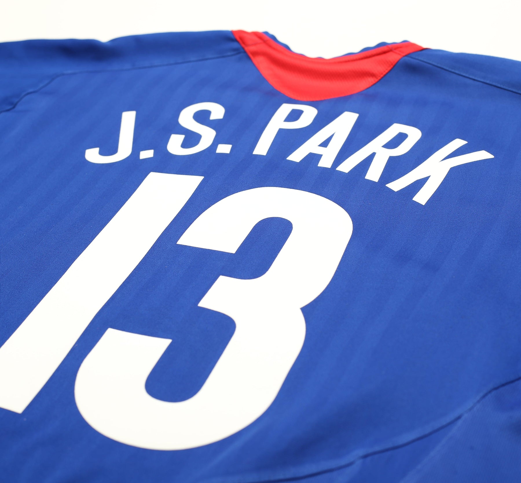 2005/07 J.S. PARK #13 Manchester United Vintage Nike UCL Third Footbal ...