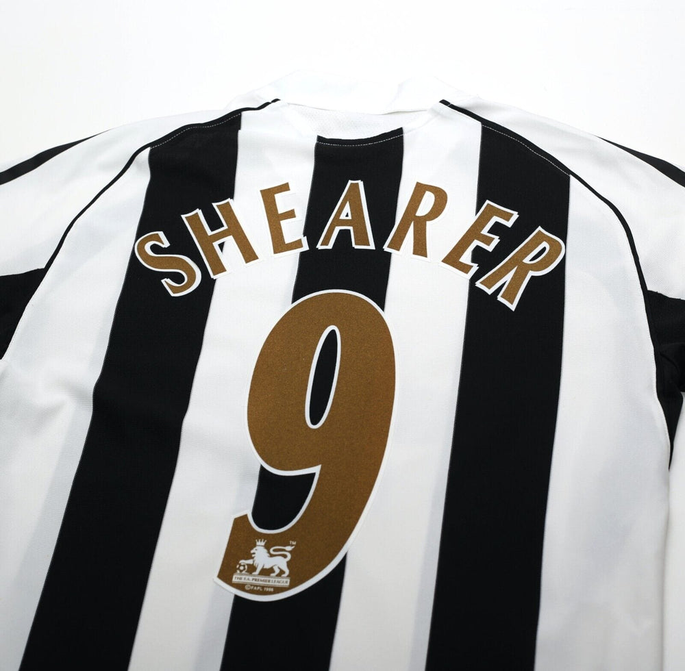 2005/07 SHEARER #9 Newcastle United Vintage adidas Home Football Shirt ...