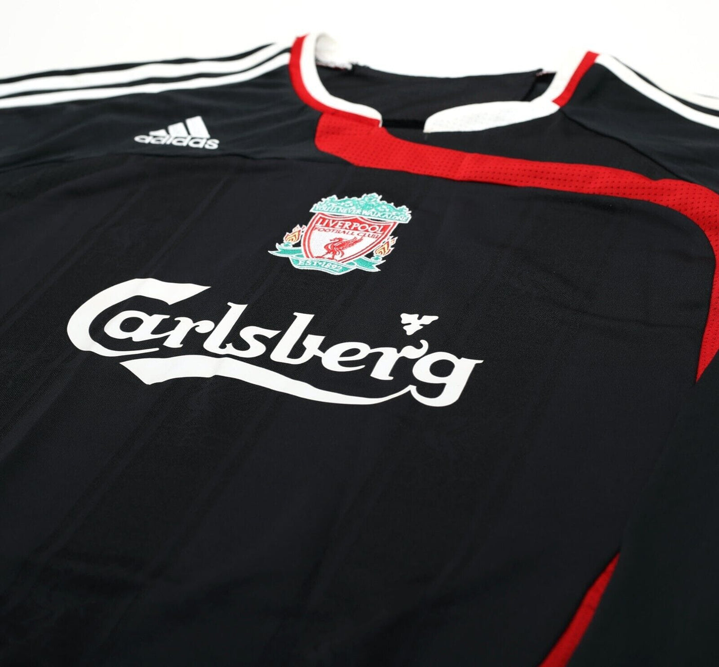 2007/08 GERRARD #9 Liverpool Vintage adidas UCL Third Football Shirt J ...
