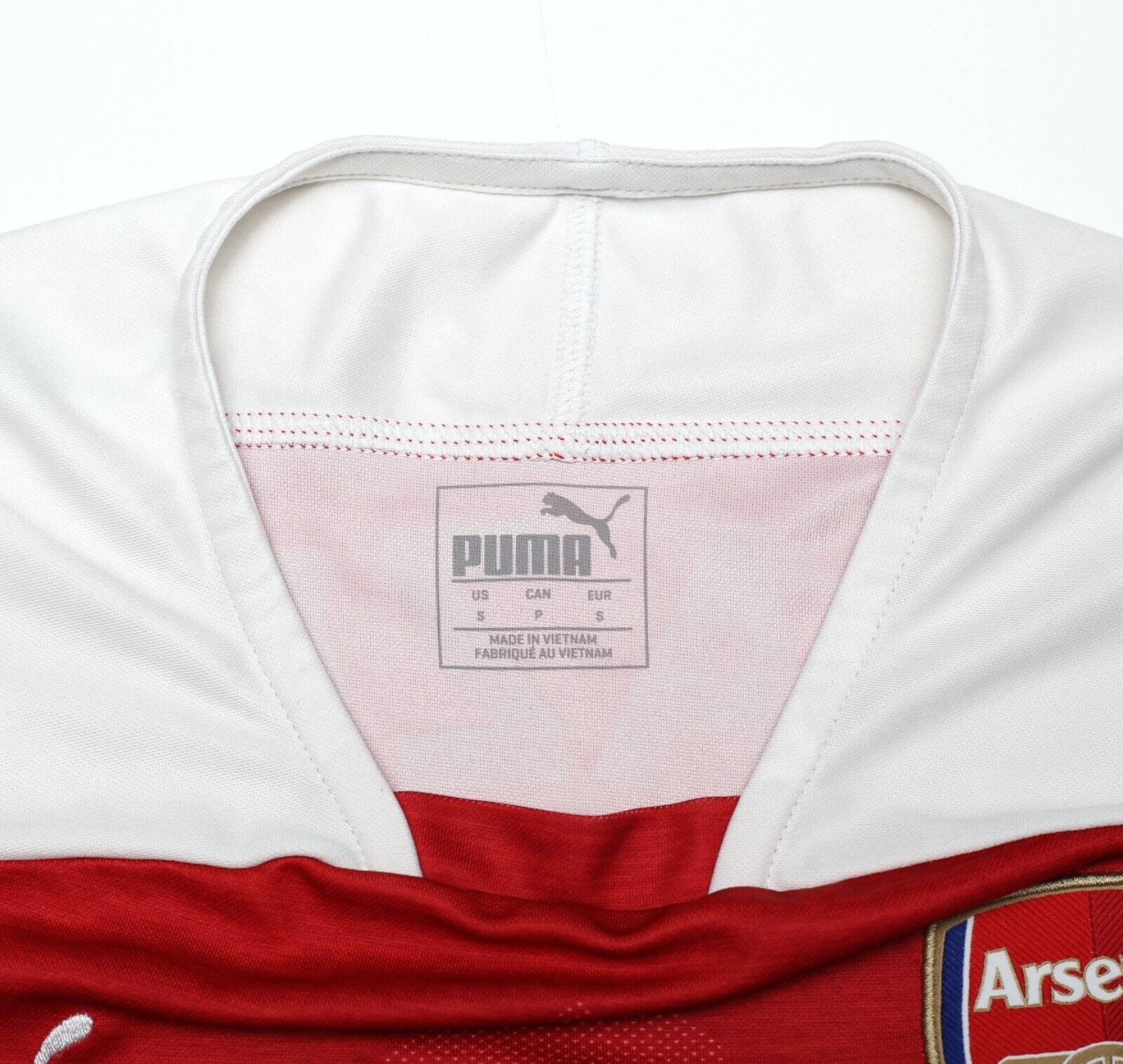 2018 19 LACAZETTE 9 Arsenal Vintage PUMA Home Football Shirt S