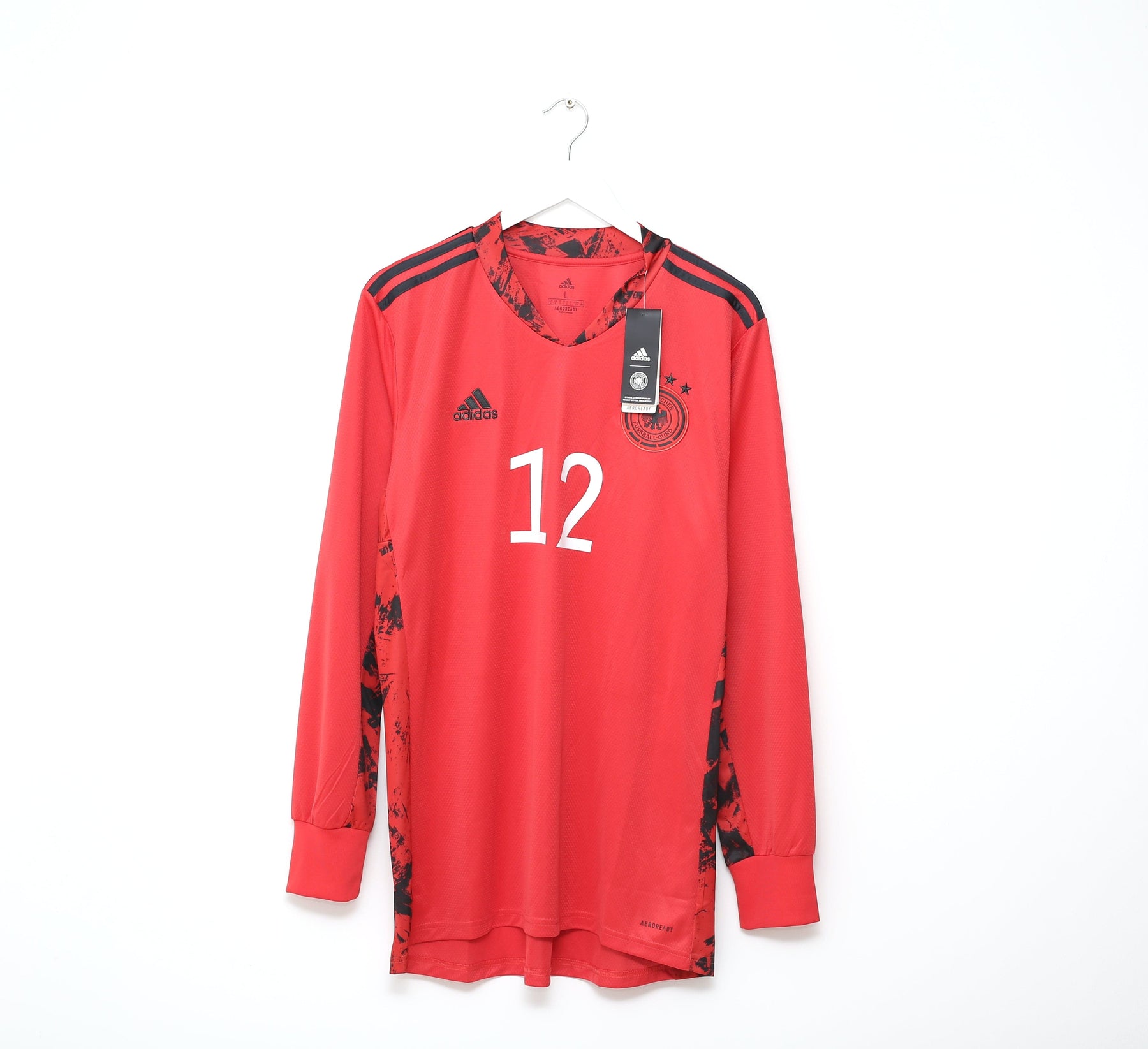 2020/21 #12 GERMANY Adidas GK Football Shirt (L) NEW - Football Shirt ...