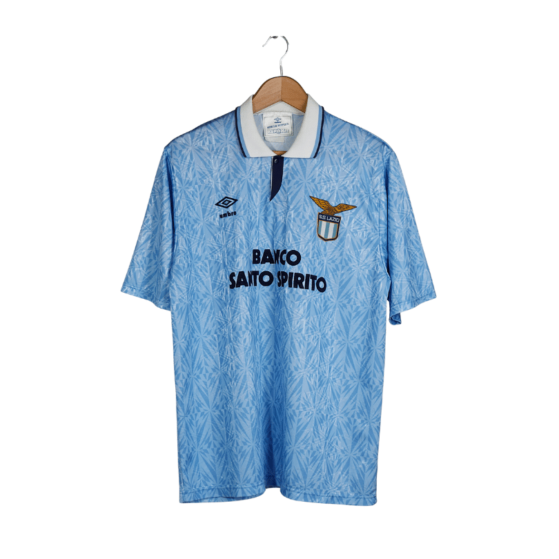 1991-92 Lazio home shirt Umbro L Excellent - Football Shirt Collective