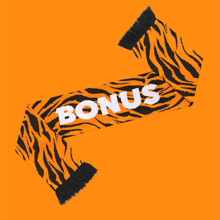 Hull City Retro Football Scarf | Orange tiger print - Football Shirt ...